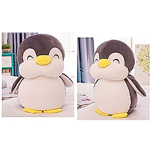 12 Inch Plush Penguin Stuffed Animal Penguin Hugging Pillow with Smile Face Cuddly Penguin Pillow Plushies Toy Penguin Huggable Anime Gifts for Kids And Lovers In Birthday, Valentines, Christmas