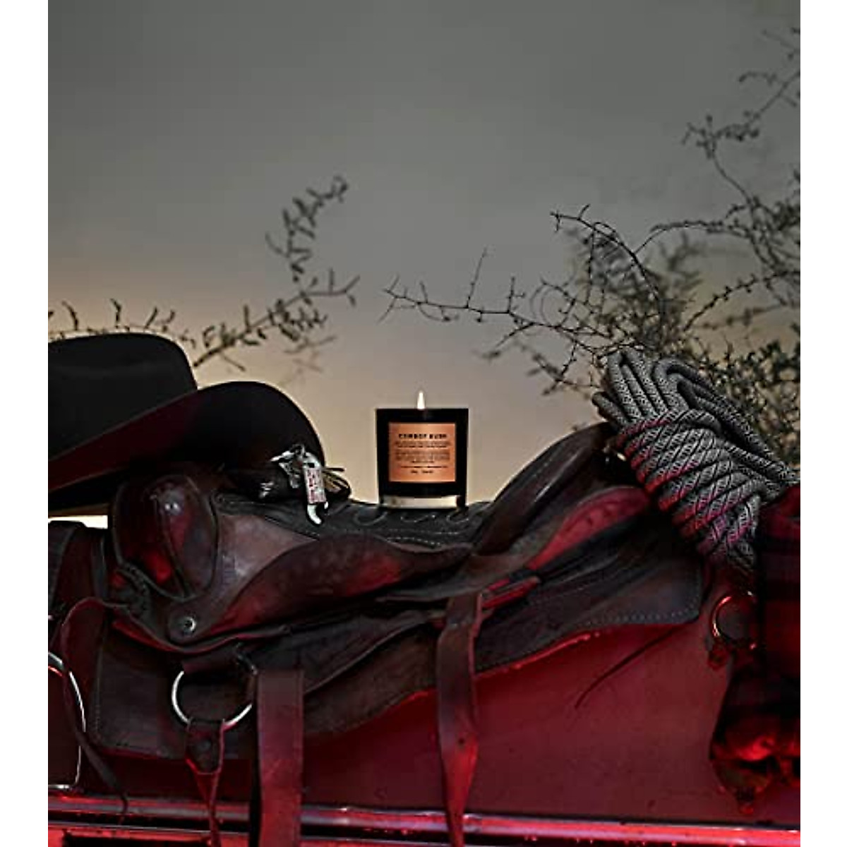 Cowboy Boy Smells Candle | 50 Hour Long Burn | Coconut & Beeswax Blend | Luxury Scented Candles for Home (8.5 oz)