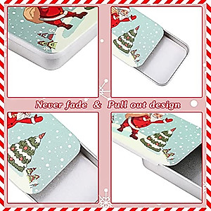 10 Pieces Christmas Mint Tins Candy Poop Mint Tins Gift Funny Candy Metal Box Stocking Stuffers for Adults Kids Teen (Cute Style)