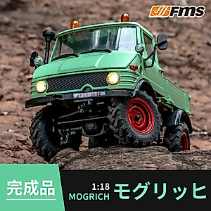 Rochobby BEEZRC x 1/18 RC Crawler Mogrich RTR 3-Ch 2.4GHz RC Off-Road 4WD Hobby RC Car RC Tuck with LED Lights Transmitter Battery USB Charger for Adults…