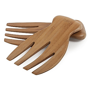 Core Bamboo Set of 2 Classic Salad Hands, Dark