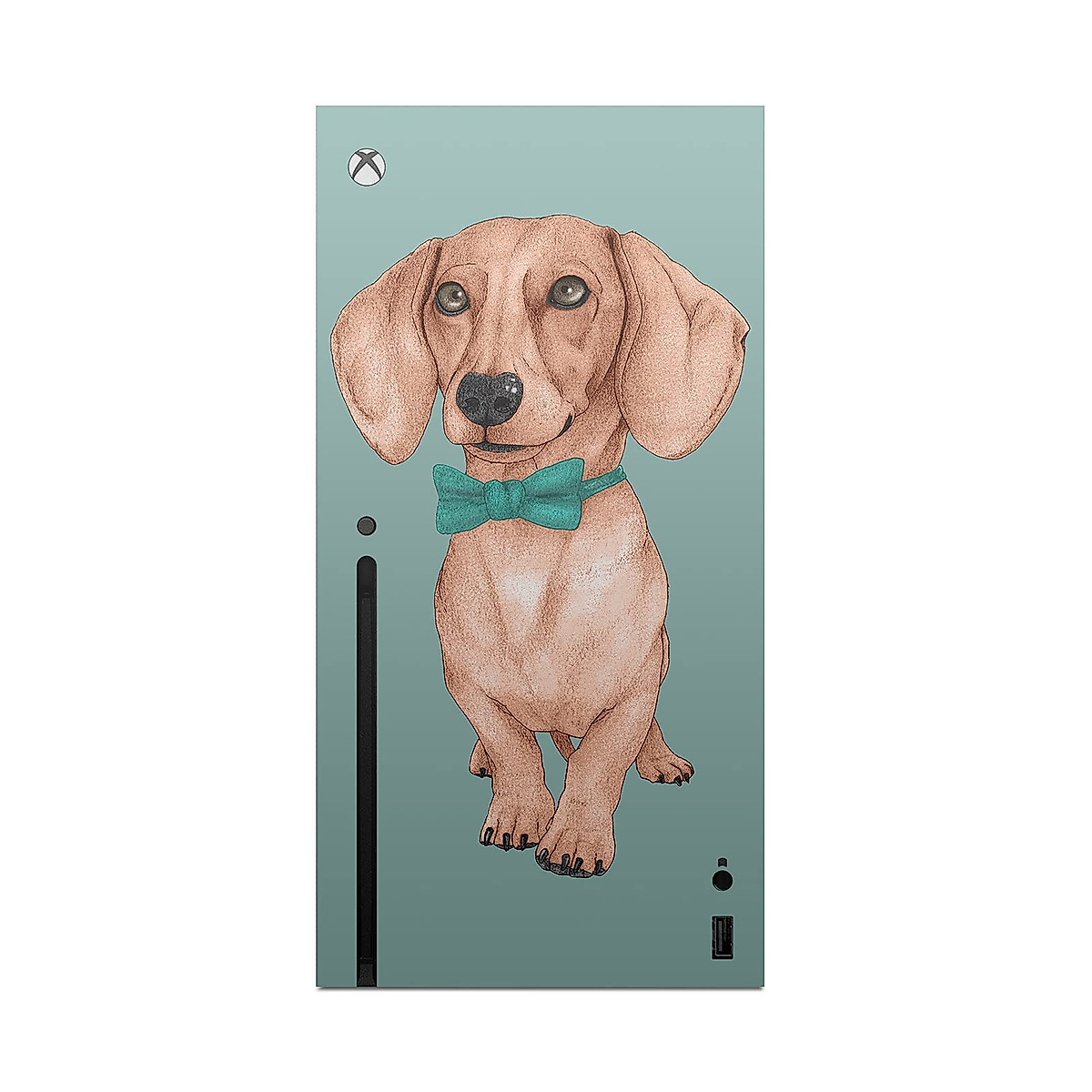 Head Case Designs Officially Licensed Barruf Dachshund, The Wiener Art Mix Matte Vinyl Sticker Gaming Skin Case Cover Compatible with Xbox Series X Console