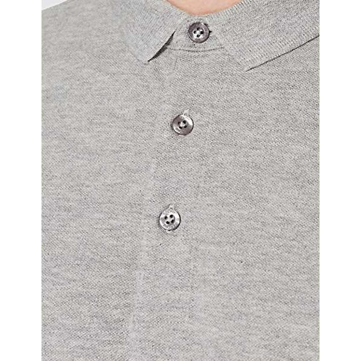 Superdry Mens Organic Cotton Short Sleeve Pique Polo Shirt Mid Marl Size XL