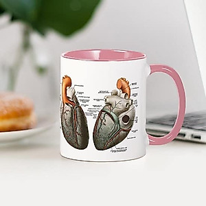 CafePress Anatomy Of The Human Heart Mug Ceramic Coffee Mug, Tea Cup 11 oz