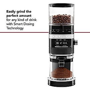 KitchenAid Burr Coffee Grinder - KCG8433,Onyx Black