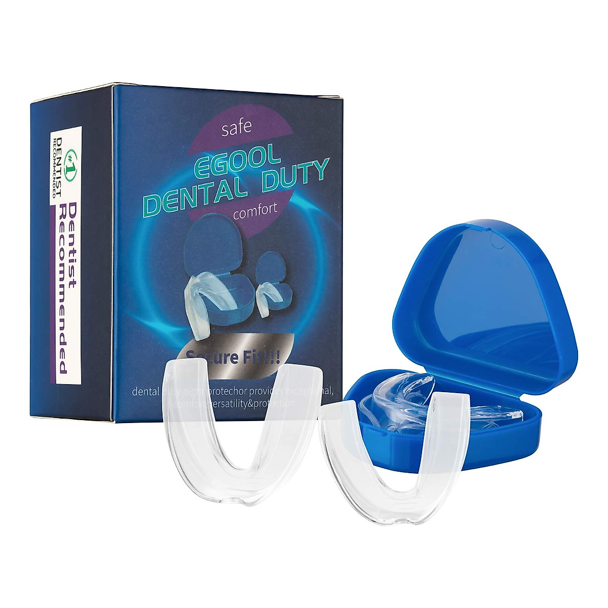 Health Professional Dental Guards – Set of 4，2 Sizes（Adults&Kids） - New Upgraded Anti Grinding Dental Night Guard for Grinding Teeth Clenching Bruxism, Sport Athletic, Whitening Tray