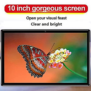 Android 12 Tablet 10 Inch Tablet, Octa Core CPU 8GB RAM 256GB ROM, 1960x1080 10 inch IPS Screen, 7000mAh Battery, 8MP and 16MP Cameras, Gray