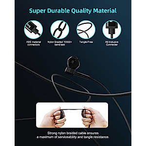 iFory USB C Earphones, HiFi Stereo Type C Earbuds Stereo in-Ear Earbud USB C Headphones with Mic and Volume Control Compatible with Google Pixel 3/2/XL, Sony XZ2, iPad Pro Black