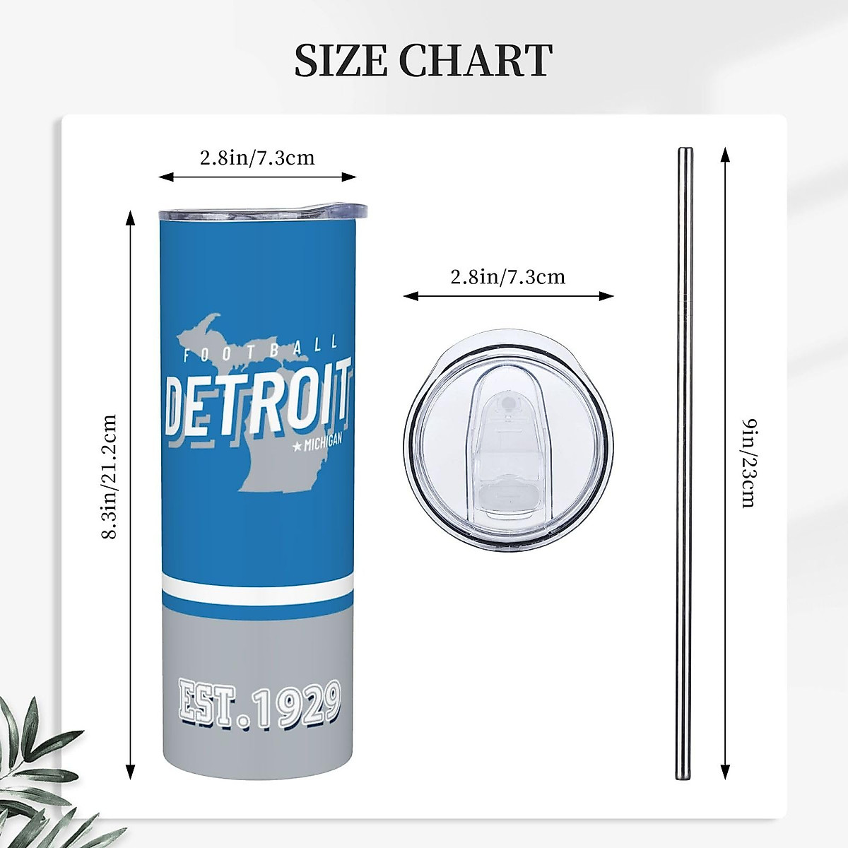 LANJAO Tumbler 20oz Straight Skinny Car Cups With Insulated Cup Sleeve Portable Handle, Sports Travel Coffee Mug, Stainless Steel, Insulated,Classic Collection Gifts for Men Women Fans