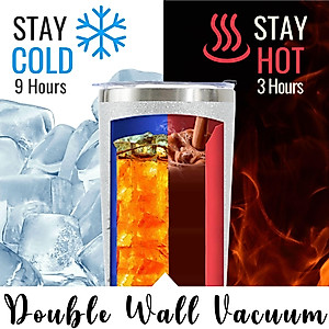 Onebttl Tuxedo Cat Gifts for Tuxedo Cat Lovers, 20 oz Insulated Stainless Steel Tumblers with Lids and Straws, Tuxedo Cat gifts for Birthday Christmas, Glitter Silver