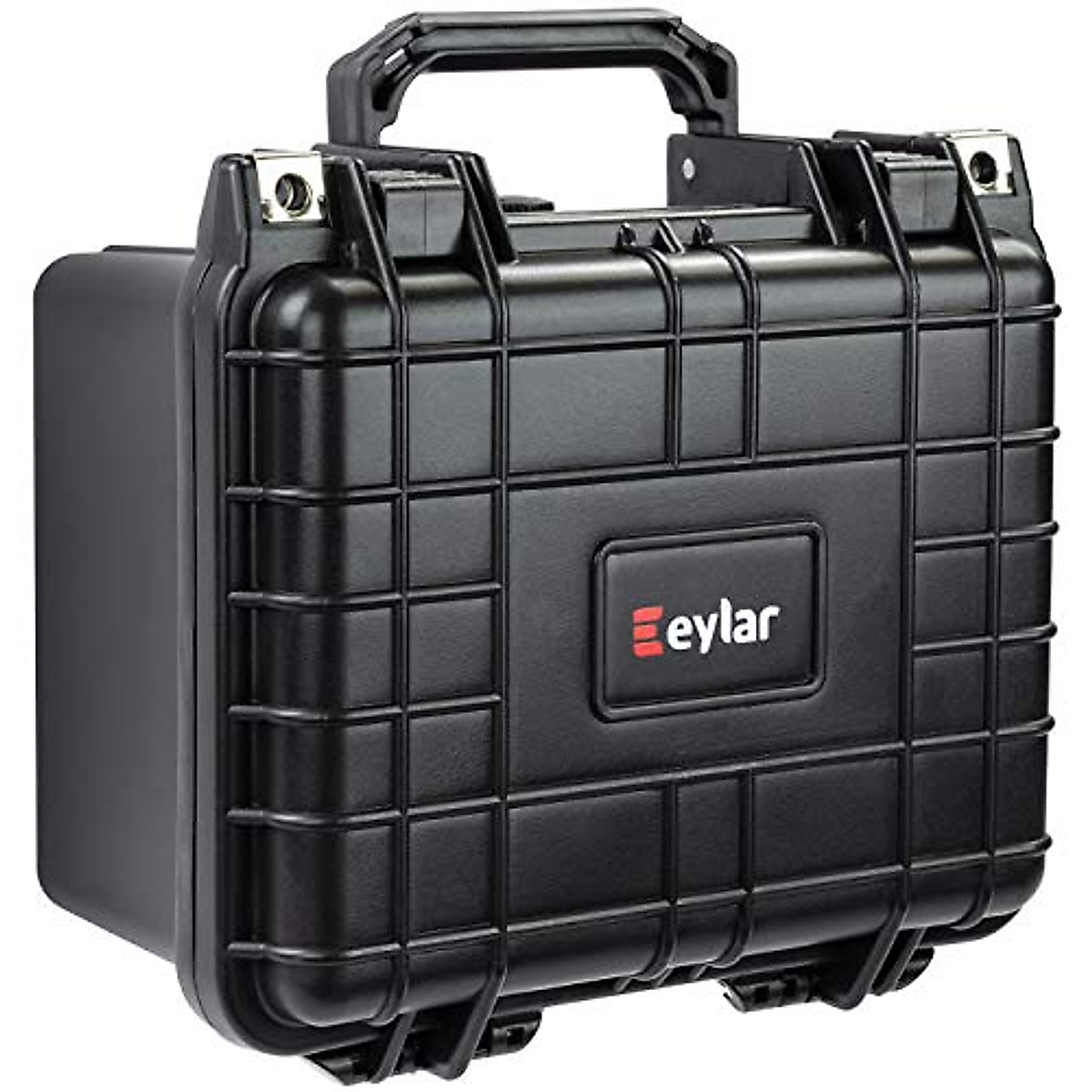Eylar Small 10.62" Deep Gear, Equipment, Hard Camera Case Waterproof with Foam (Black) TSA Standards