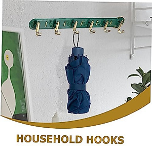 Toddmomy Medal Hanger Display with Hooks Plastic Display Stands Clothes Rack with Shelf Hanging Racks for Clothes Medal Shelf Medal Holder Displaying Stand Light Luxury Hook up Storage Rack