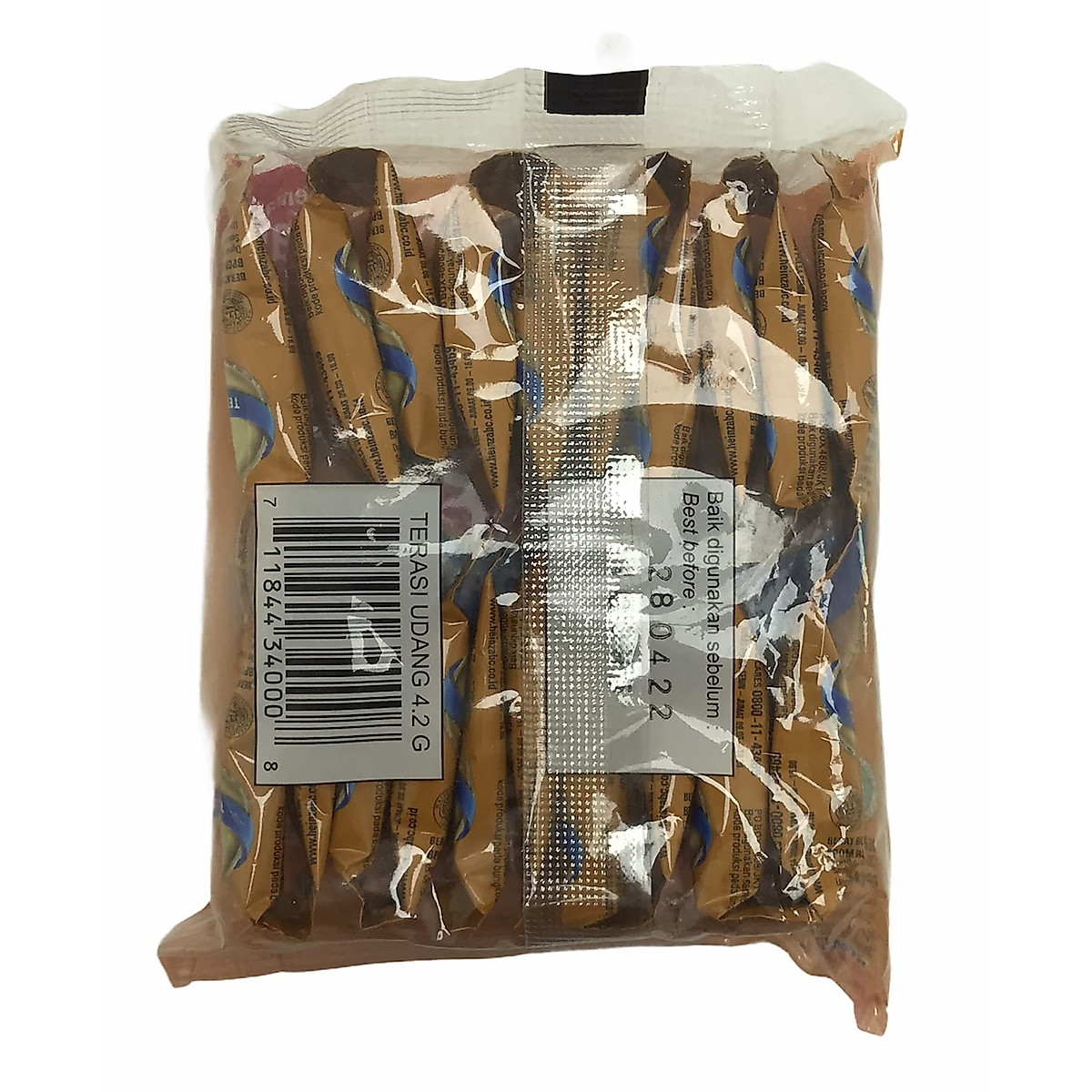 4.2gX20 pieces ABC Indonesia seasoning against Terasi Udang single-use type [parallel import goods]