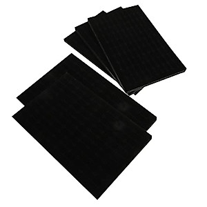 Zerodeko 15 Pcs Jewelry Box Championship Ring Display Case Foam Insert Pads Foam Earring Holder Jewelry Display Pad Jewelry Insert Display Mat Jewelry Tray Sponge Storage Organizer Travel