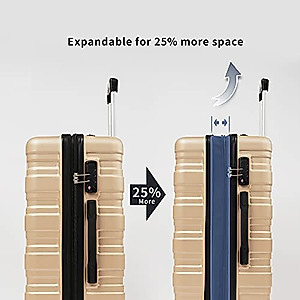Merax Carry on Luggage Checked in Luggage Suitcase with Wheels Hard Case 28 IN Luggage Expandable with Spinner Wheels