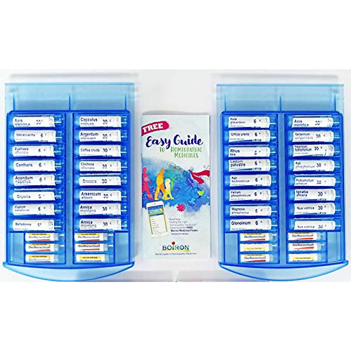 Boiron HomeoFamily Kit Single Homeopathic Remedy Storage for 32 Multi Dose/12 Unit Dose Oscillococcinum