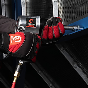 INTERTOOL Air Impact Wrench, 1/2-Inch Square Drive, 3” Extended Anvil, Truck & Car Tires, Auto & Construction Repair PT08-1103