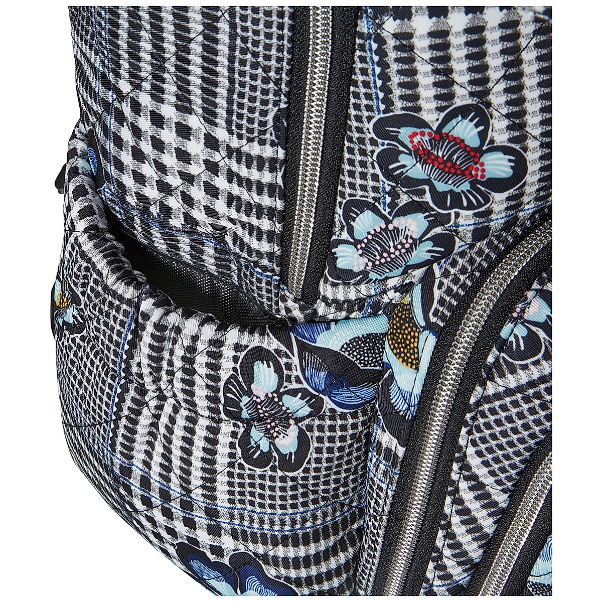 Vera Bradley Performance Twill Backpack Baby Diaper Bag, Black,One Size