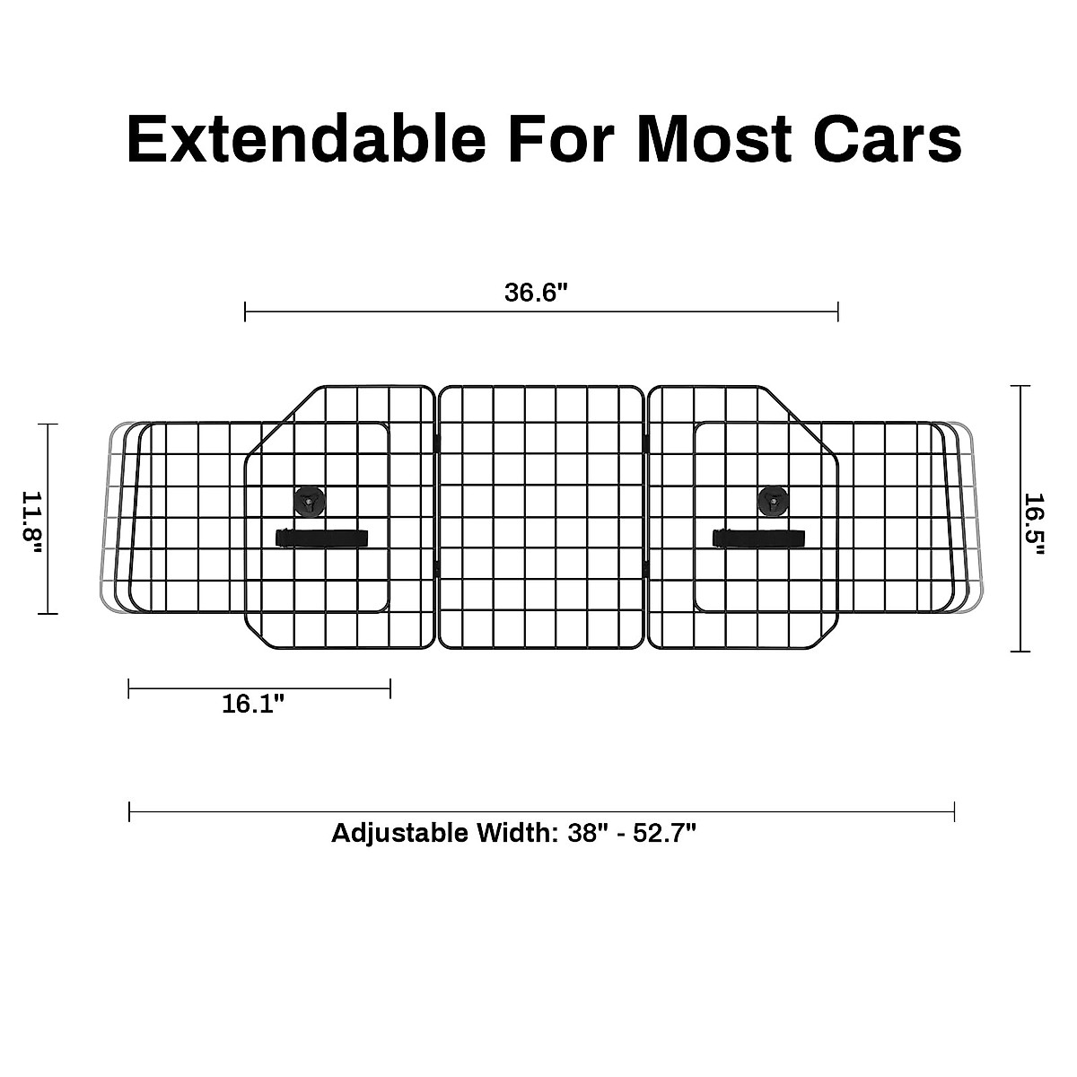 Sunexinlo Dog Car Barriers for SUV