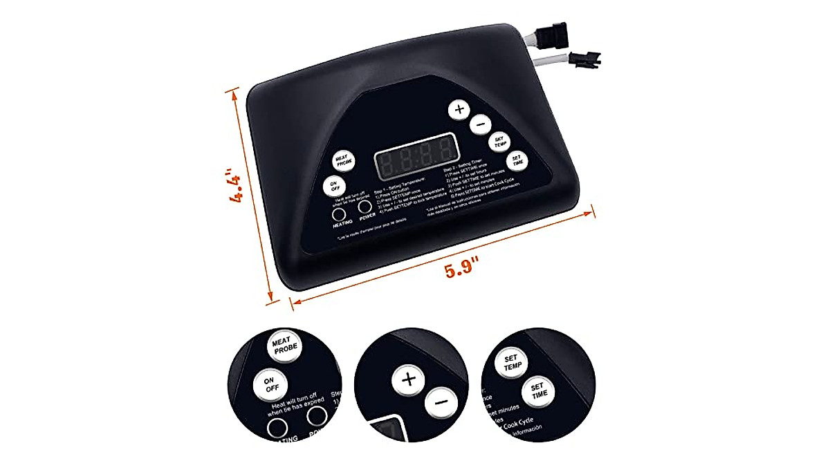 Digital Control Panel Kit for Masterbuilt Electric Smokers | Precise ...