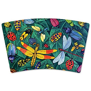 Mugzie Bugs Travel Mug with Insulated Wetsuit Cover, 16 oz, Black