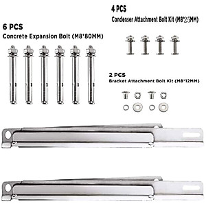 WANLIAN Foldable Wall-Mounted air Conditioner Bracket for Small Split Type Heavy Duty Non-Rusting air Conditioner mounting Bracket