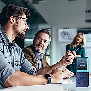 Mp3 Player for Kids Tengsen Mo3 Portable Music Player Mp3 & Mp4 Players Digital Audio with FM Radio Mps3 Players Mighty Mp3 Reproductor Photo View Lossless Sound Support Up to 128GB (Blue)