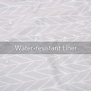 Teamoy Travel Hanging Wet Dry Bag Organizer (17.3 x 13.4 inches) with Two Compartments for Cloth Diaper, Laundry, Swimsuits and More, Easy to Hang Everywhere (M, Black Arrow)