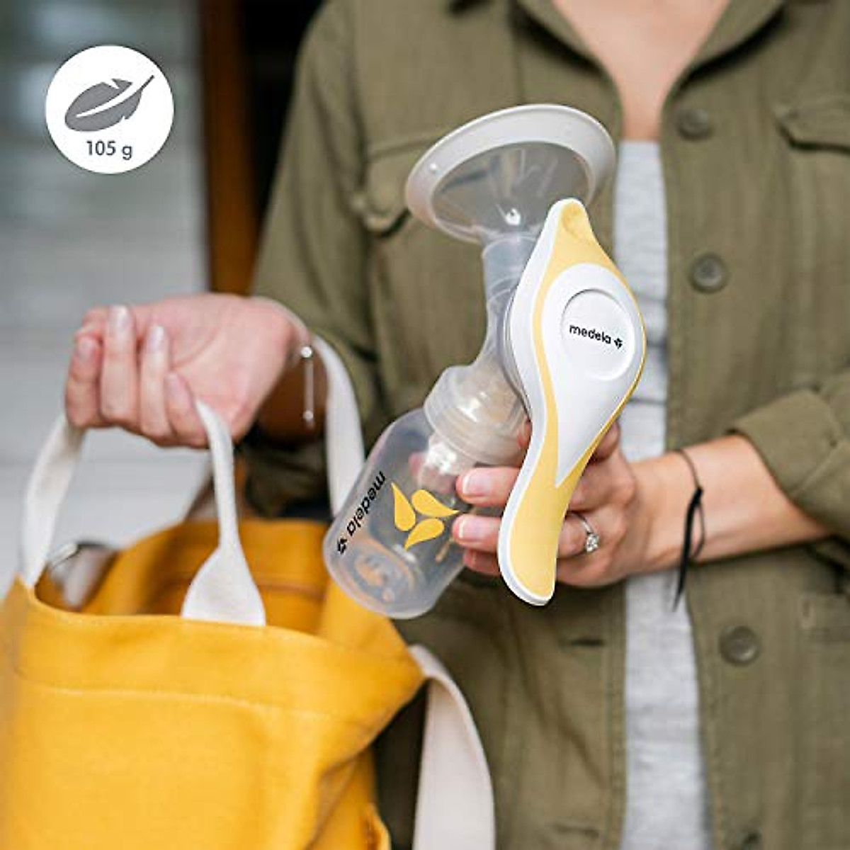 Medela Manual Breast Pump | Harmony Single Hand Breast Pump with Flex Breast Shields for More Comfort and Expressing More Milk