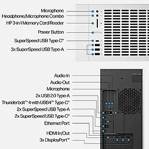 HP 2023 Envy Gaming Full Size Tower Desktop Computer, 12th Gen Intel 16-Core i9-12900 up to 5.1GHz, GeForce RTX 3070 8GB GDDR6, 32GB DDR4 RAM, 1TB PCIe SSD, WiFi 6, Bluetooth, Windows 11, BROAG Cable