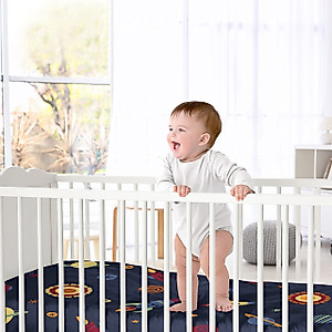 Fitted Crib Sheet for Space Galaxy Baby/Toddler Bedding Set Collection - Galactic Print