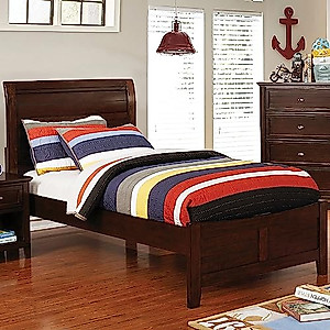 HOMES: Inside + Out Flinter Divan, Single, Brown Cherry