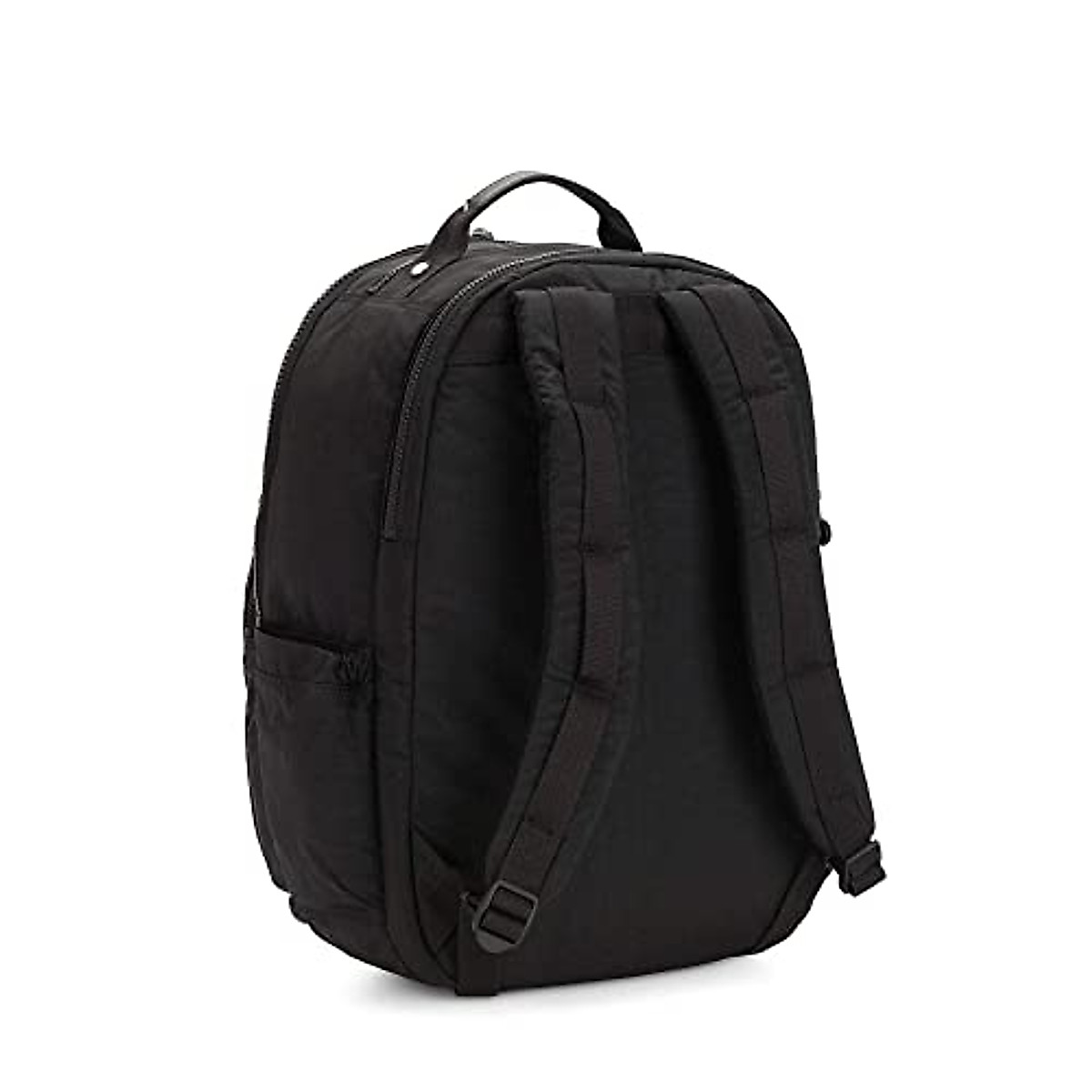 Kipling Women's Seoul Extra Large 17” Laptop Backpack, Durable, Roomy with Padded Shoulder Straps, Bag, True Black 2, 13.5" L x 18.25" H x 7.75" D