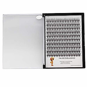 Bodermincer 20D 8-20mm To Choose 8-10-12-14mm MIX/14-16-18-20mm MIX rofessional Makeup Individual Cluster Eyelashes Grafting Fake False Eyelashes Eyelash Extension Individual Eyelash Bunche (20D-12mm)