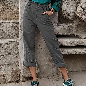 Pink Palazzo Pant fold Over Yoga Pant Black Plus Size Womens Plus Capris Jogger high Waist Cargo Pants Plus Size Women Loose Cargo Pant