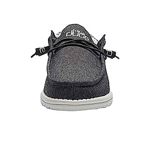 Hey Dude Men's Wally Funk Carbon Blue Size 11 | Men’s Shoes | Men's Lace Up Loafers | Comfortable & Light-Weight