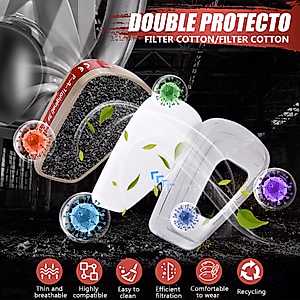 6800 Full Face Respirator Mask - Reusable Respirator mask, Gas Mask with 6001CN Activated Carbon Air Filter, Suitable for Painting, Dust, Epoxy resin, Chemicals, Organic Gas, Welding, Polishing