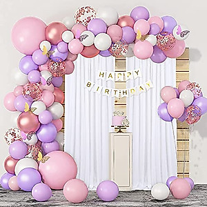 Sequin Curtains 2 Pieces White 2FTx8FT Sequin Photo Backdrop Birth Party Sequin Backdrop Curtain