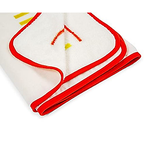 Nissin Cup Noodles Logo Microplush Throw Blanket | Super Soft Fleece Blanket, Cozy Sherpa Cover For Sofa And Bed, Home Decor Room Essentials | Instant Ramen Gifts And Collectibles | 45 x 60 Inches