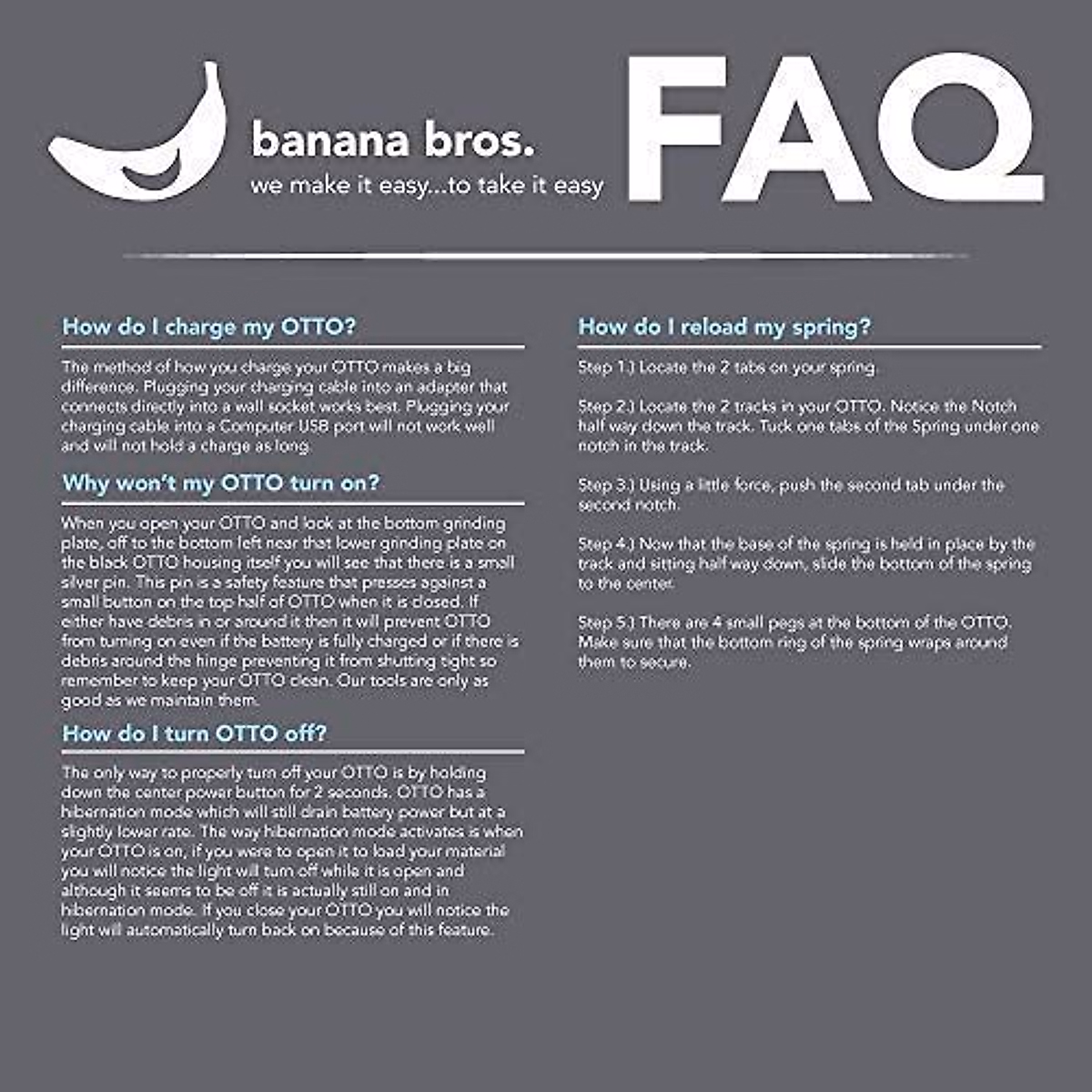 Electric Smart Herb and Spice Grinder - OTTO by Banana Bros