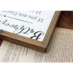 Wartter Rustic Bathroom Rules Sign,Farmhouse Toilet Wall Decor,Funny Bathroom Wood Framed Wall Art Decorations(11.8x15.8in) (white)