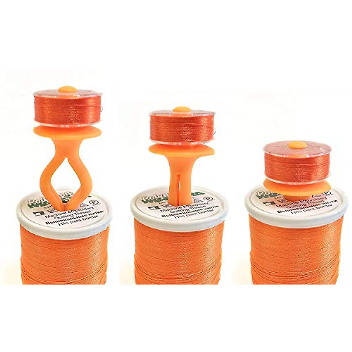 YEQIN 25pcs Black Prewound Bobbin Thread and Bobbin Holder - Size A Class 15 SA156 Compatible with Babylock, Brother, Consew, Juki, Singer Embroidery and Sewing Machine