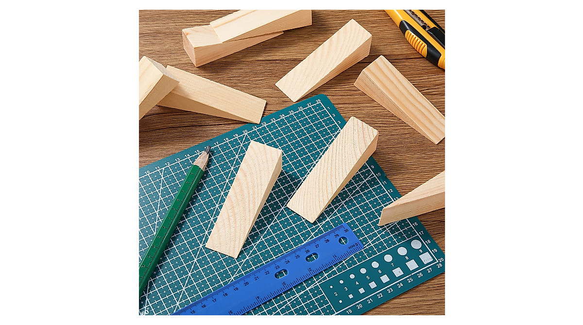 Treela Wooden Wedges - 10 Pack for Chair Caning & Doors