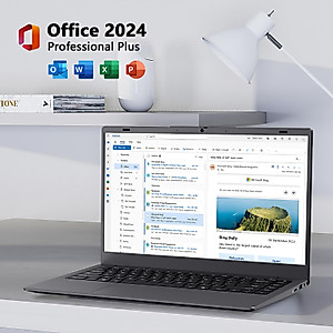 Coolby Laptop Computer, 14.1 inch Windows 11 Laptop with HD Display, 8GB RAM/128GB SSD, Intel N5095 Quad Core Notebook PC, Support 2.4G/5G Hz WiFi, BT,