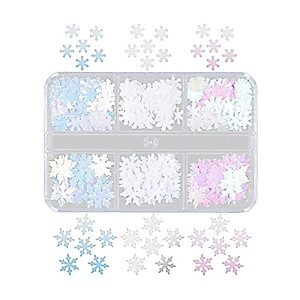 Snowflake Glitter Resin Fillings Flakes Sequins Epoxy Resin Mold Filler for DIY Jewelry Making Nail Art Decor