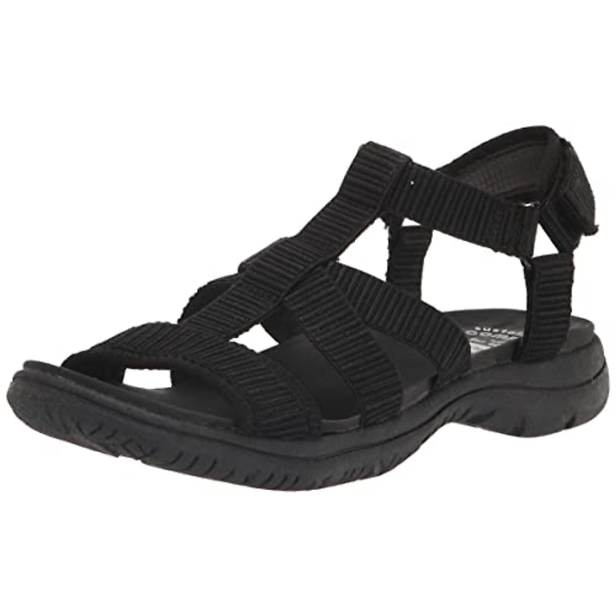Dr. Scholl's Shoes Womens Adalia Sport Sandal Black Fabric 6.5 M