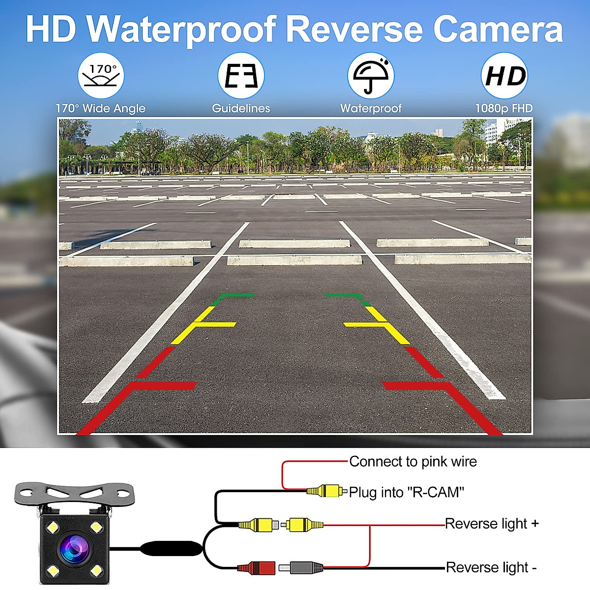 in-Dash Digital Media CarPlay Stereo - Double Din Android Auto Car Radio - 7 Inch HD Touchscreen Bluetooth Phone Link Backup Camera USB SD Aux-in AM FM Radio Wireless Remote Control