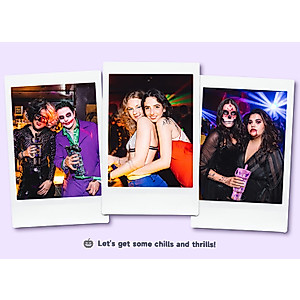 Meoky 40 oz Halloween Tumbler with Handle and Straw, Glow in the Dark Insulated Water Bottle, Stainless Steel Travel Mug, Keeps Cold for 34 Hours, Fits in Car Cup Holder (Haunted Pumpkin)