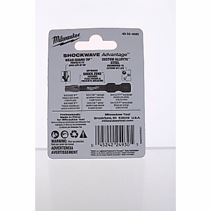 MILWAUKEE ELEC TOOL 48-32-4685 2" T25 Torx Bit (5 Pack)