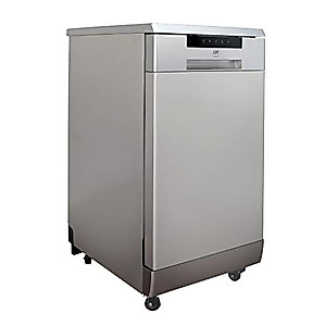 SPT SD-9263SSB 18″ Wide Portable Dishwasher with ENERGY STAR, 6 Wash Programs, 8 Place Settings and Stainless Steel Tub – Stainless Steel